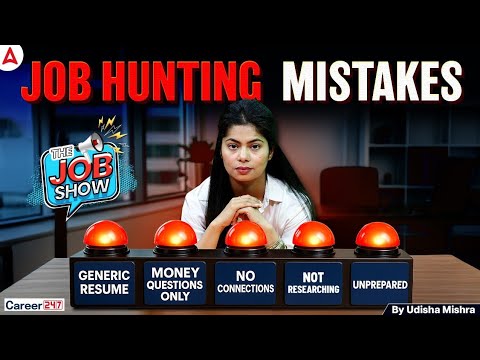 Top 5 Job Hunting Mistakes to Avoid in 2025 | By Udisha Ma'am