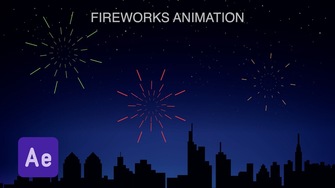 ANIMATE FIREWORKS with REPEATER | After EffectsTutorial for beginners