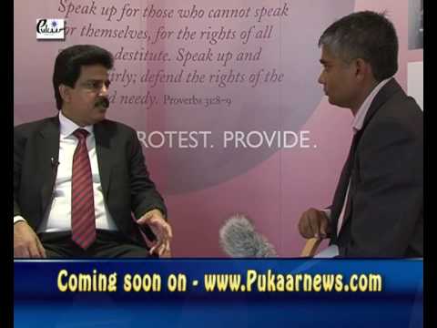 Mr Shahbaz Bhatti - Pakistani Federal Minister Talks to Pukaar News