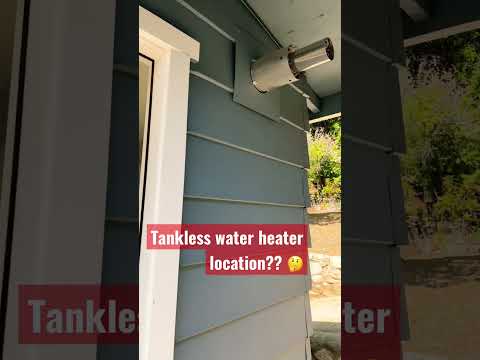 Tankless water heater, installation, location! 🤔