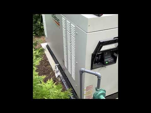 Generac 32kw - Startup and sound