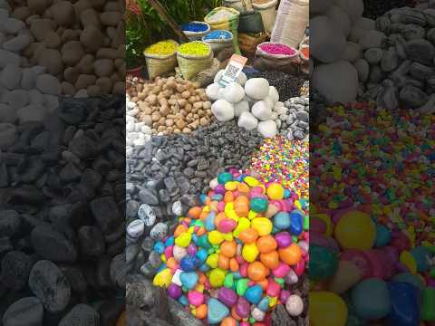 Aquarium stone #rock #aquariumstones #aquariumrock#tranding #colorstone