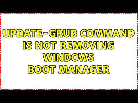 Ubuntu: update-grub command is not removing Windows Boot Manager