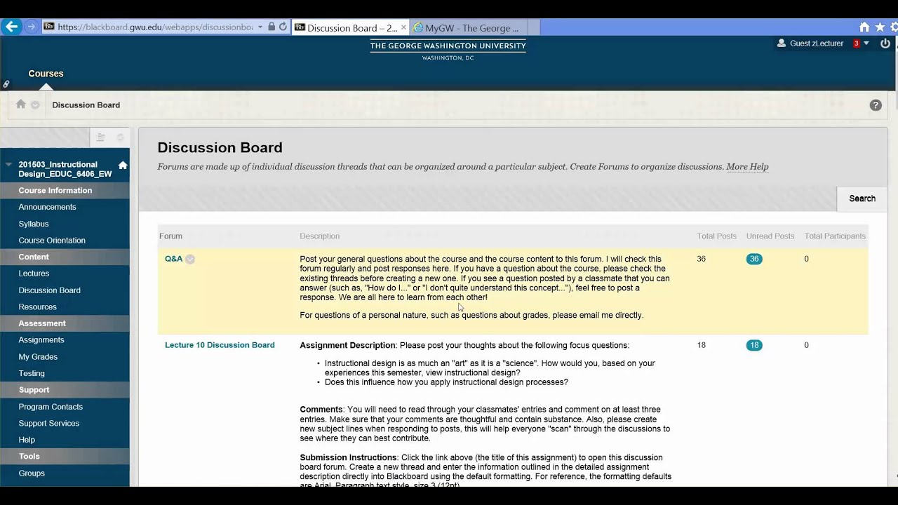 Blackboard Quick Start