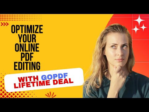 GoPDF Lifetime Deal I Optimize Your Online PDF Editing