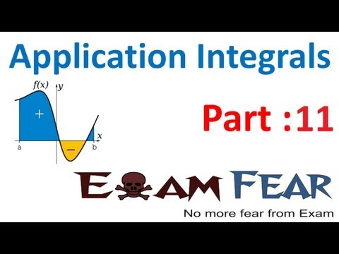 Example Area between two curves - Application of Integrals Video ...