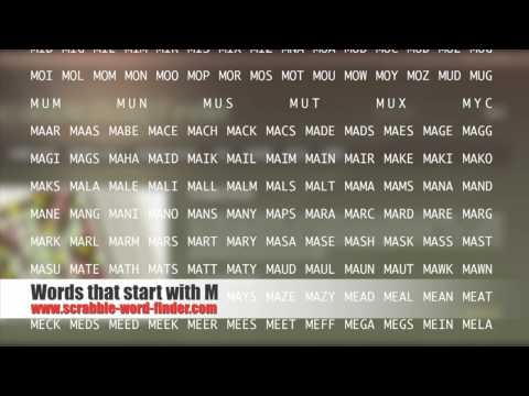 Words that start with M
