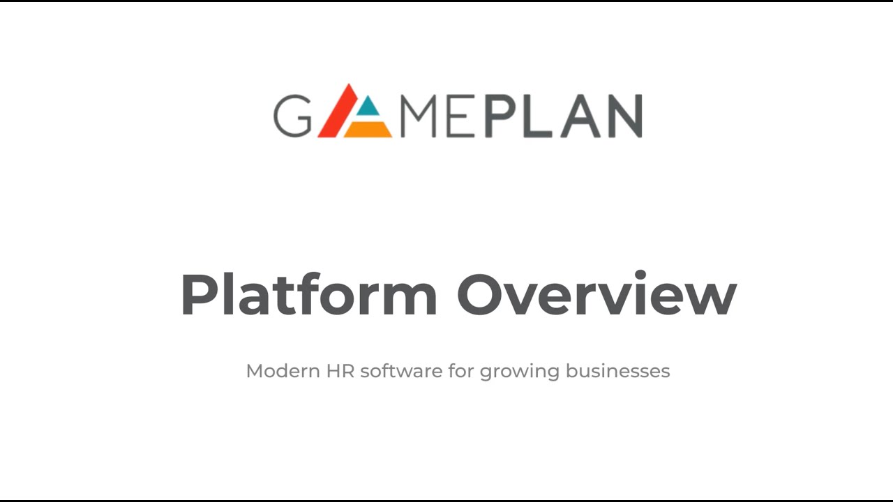 Gameplan HR Platform Overview | Employee App & Admin Portal
