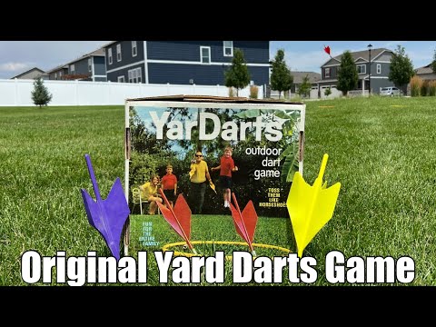 Playing Original Lawn Darts