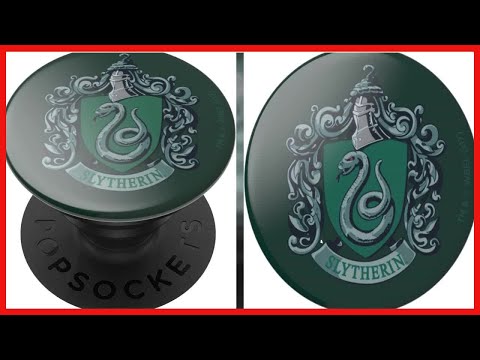 PopSockets: Phone Grip with Expanding Kickstand, Pop Socket for Phone - Slytherin Gloss