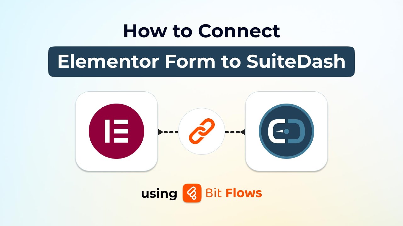How to Connect Elementor Form to SuiteDash Using Bit Flows | WordPress Automation Tutorial