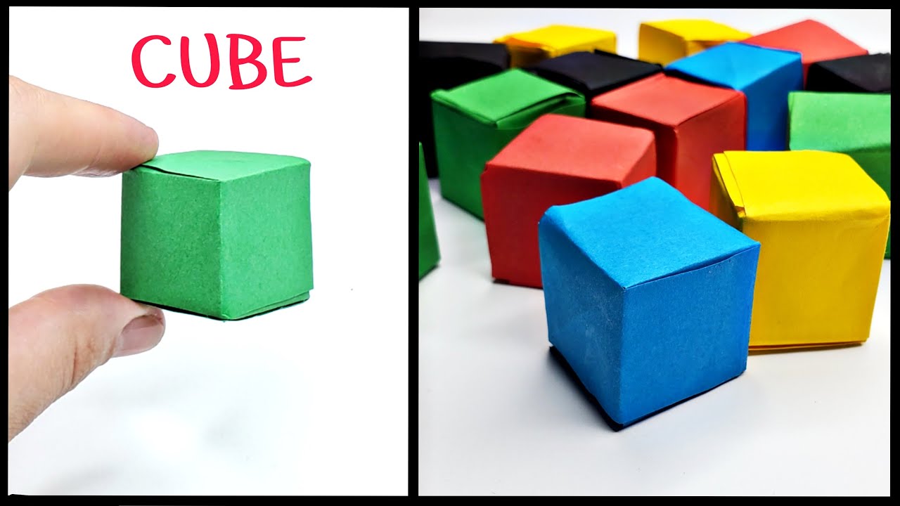 Cubo De 2 Minutos - Cubo de Papel Transparente