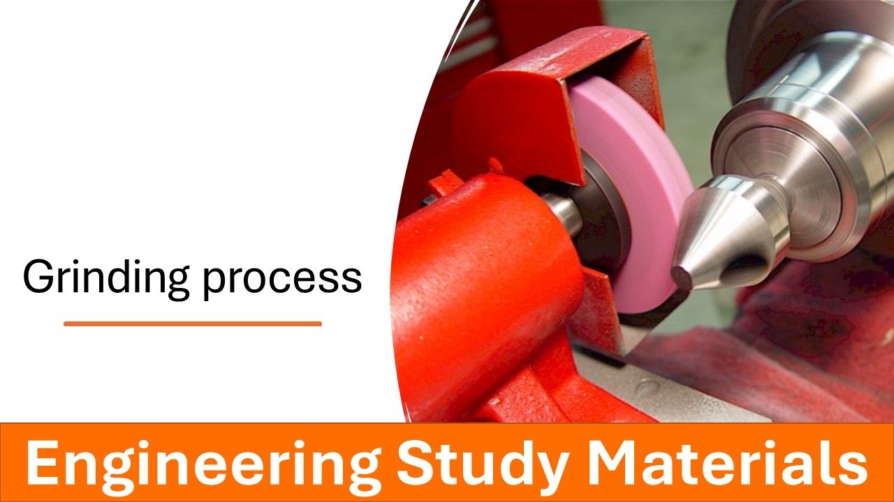 Grinding process explained | Principle | Application | Engineering Study Materials
