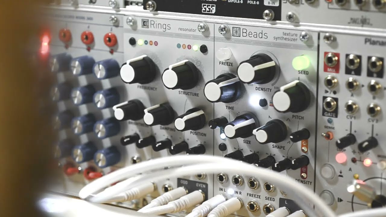 Mutable Instrument Rings-Modal Resonator mode demonstration