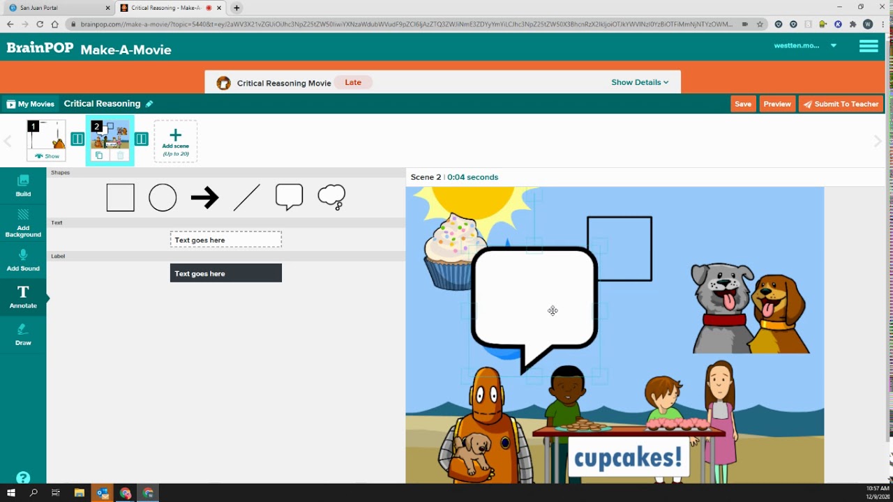 How to make a movie in BrainPOP
