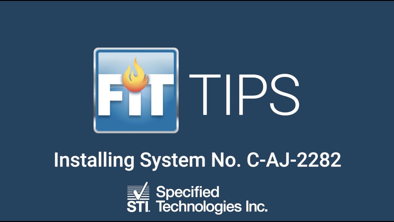 UL System C-AJ-0126 Installation