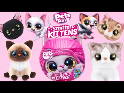 8 min SATISFYING WITH UNBOXING ZURU CUTE TOY SURPRISE | PETS ALIVE | SMITTEN KITTENS
