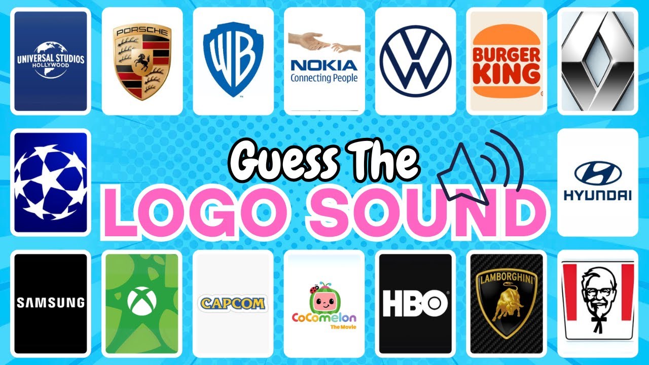 Guess 20 Logo Sound | Nokia, Volkswagen, Capcom, Warner Bros | Quiz Mastery