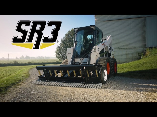 SR3 Grading Rake - Skid Steer Attachment - ABI Attachments