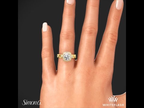 Simon G. TR526 Passion Halo Diamond Engagement Ring | 3513