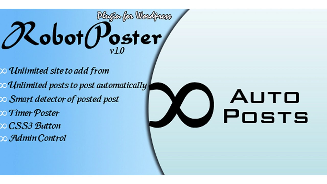 RobotPoster - WordPress plugin | Codecanyon Scripts and Snippets