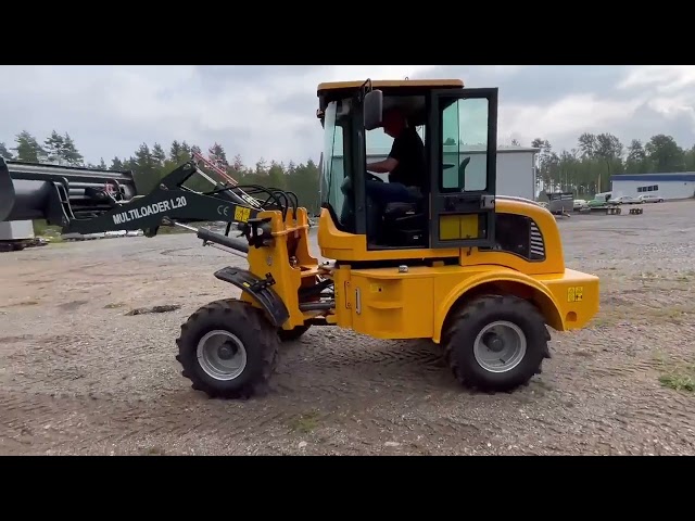Multiloader L20 wheel loader 2022 with equipment - PS Auction - We ...