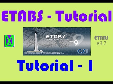 ETABS Tutorial 1: Introduction to ETABS and Draw SFD & BMD of frame by ETABS
