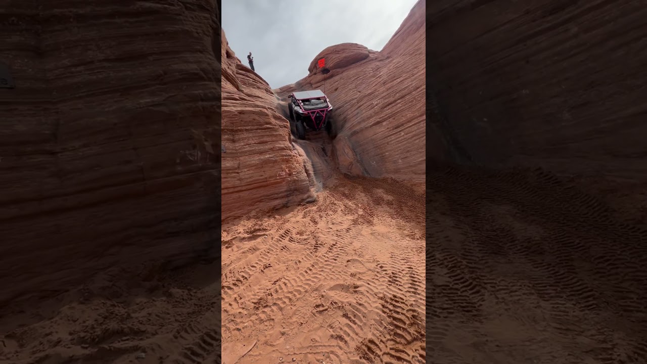 The Chute at Sand Hollow.        #thechute #sandhollow #canamx3 #shorts