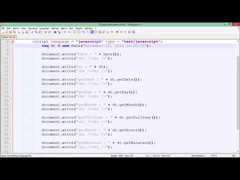 JavaScript - Date
