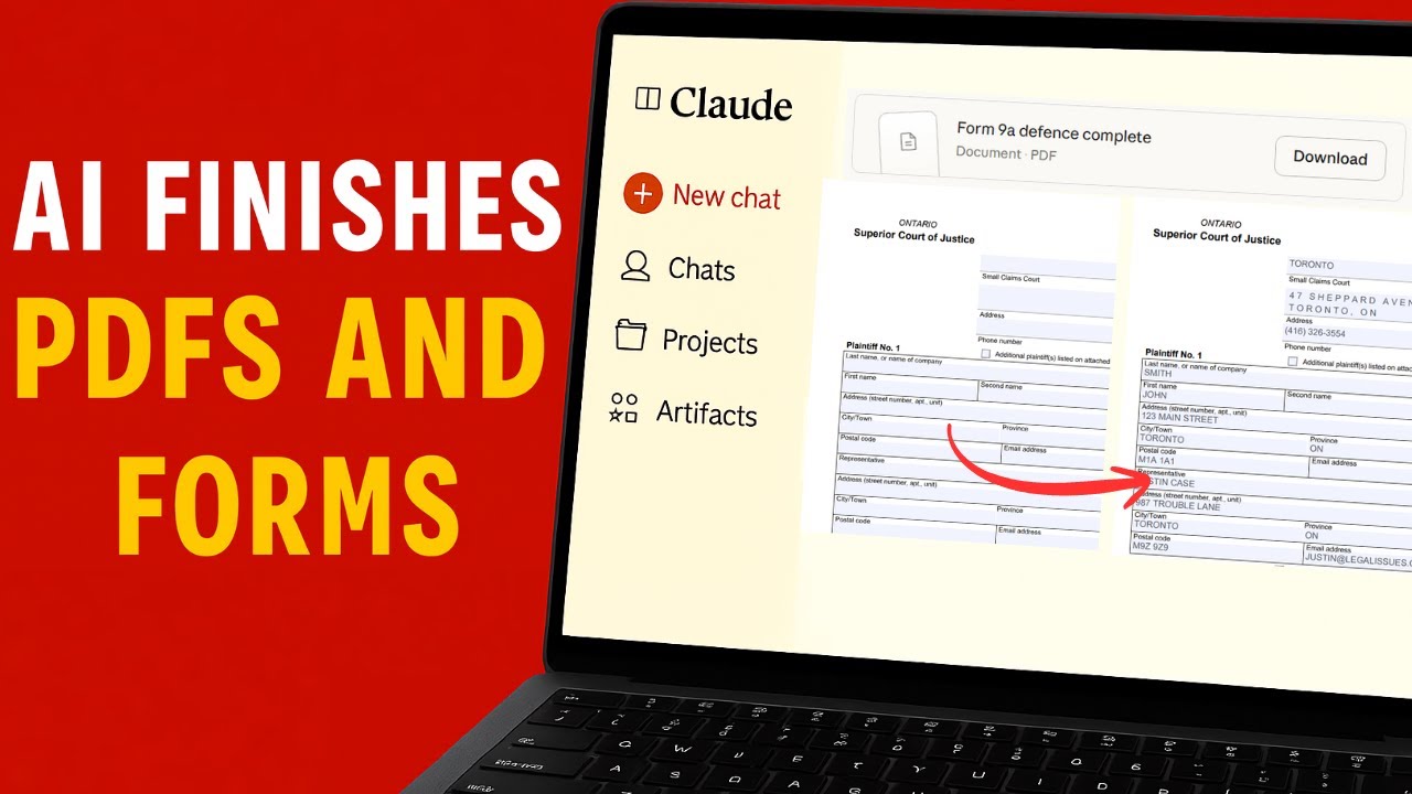 AI Can Edit and Fill Out Your PDFs For You: Legal, Tax, Insurance Forms—Automated Using Claude