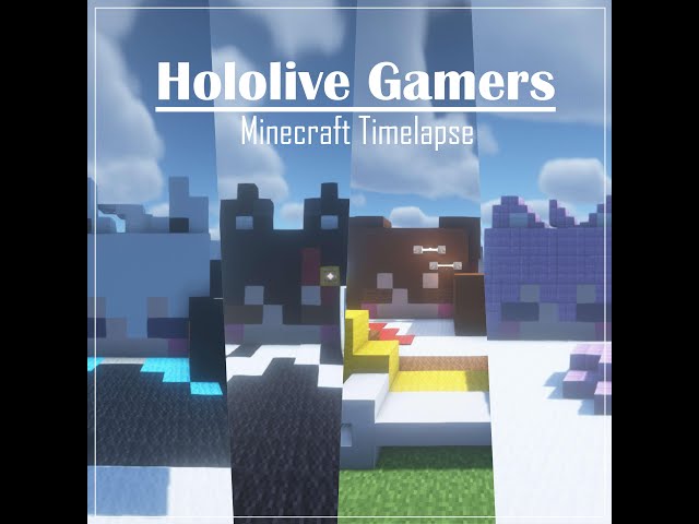 Hololive Gamers Sleeping Houses Minecraft Map
