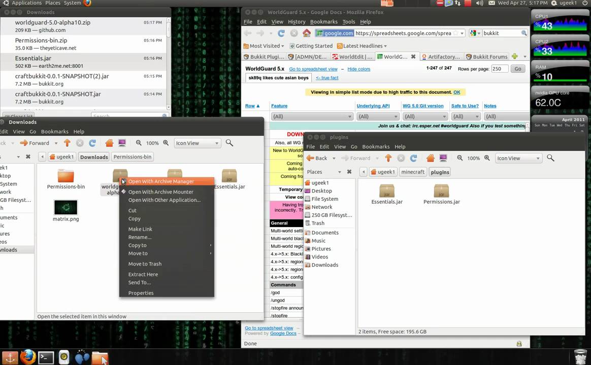 Plugins for your advanced minecraft-server (bukkit)