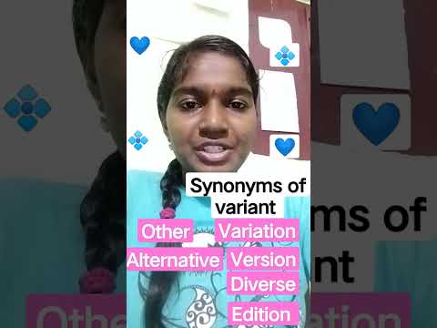synonyms of variant #variant #variation #varientsynonym