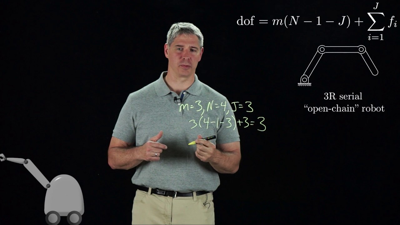 Modern Robotics, Chapter 2.2:  Degrees of Freedom of a Robot