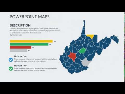 West Virginia USA PowerPoint maps