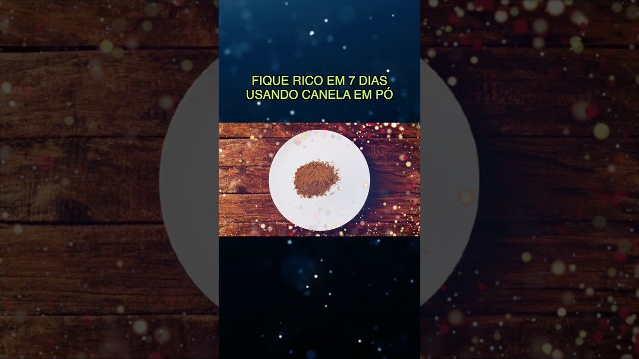 Simpatia da Canela em Pó para Atrair Prosperidade Financeira #simpatias