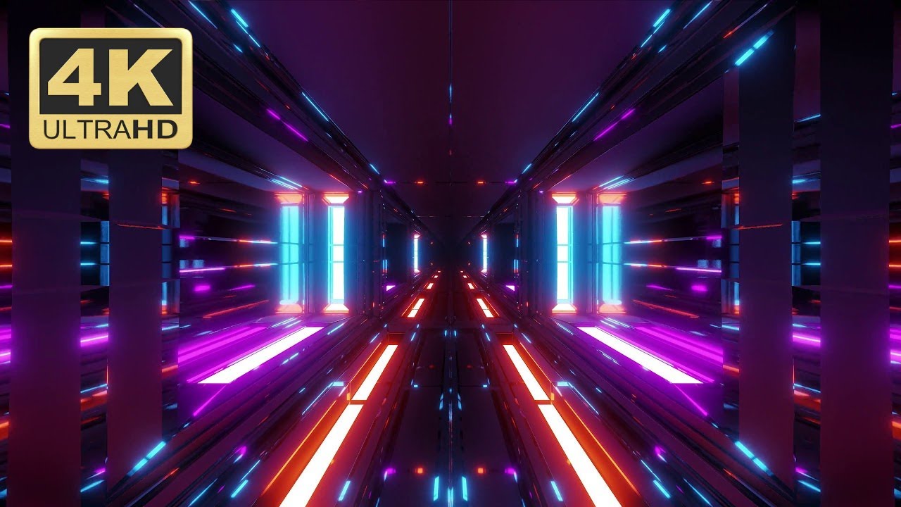 Motion Background Loop 4K - Abstract Tunnel Vj Loop Part 2 - Background Video Effects HD