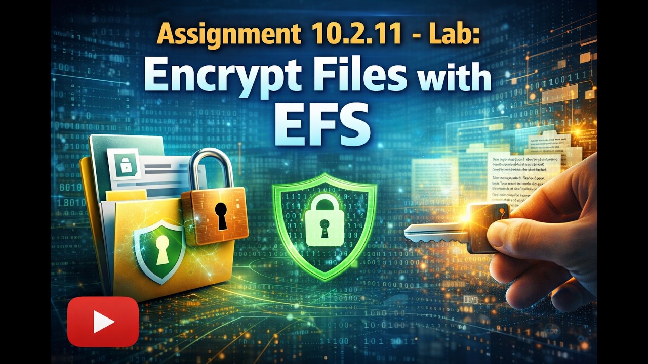10.2.11: Lab Encrypt Files with EFS