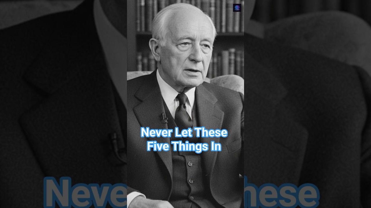 Never Let These Five Things In #stoicism #discipline #mindset