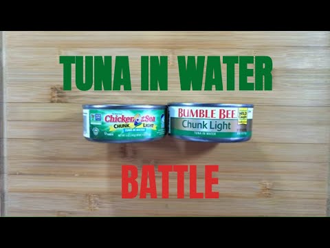 Chicken of The Sea Vs Bumble Bee Tuna in Water