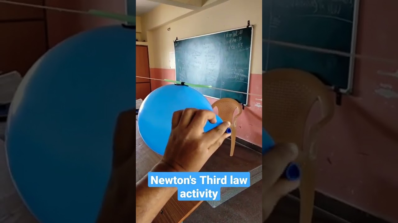 Classroom Experiments- Demonstrating Newton's third law