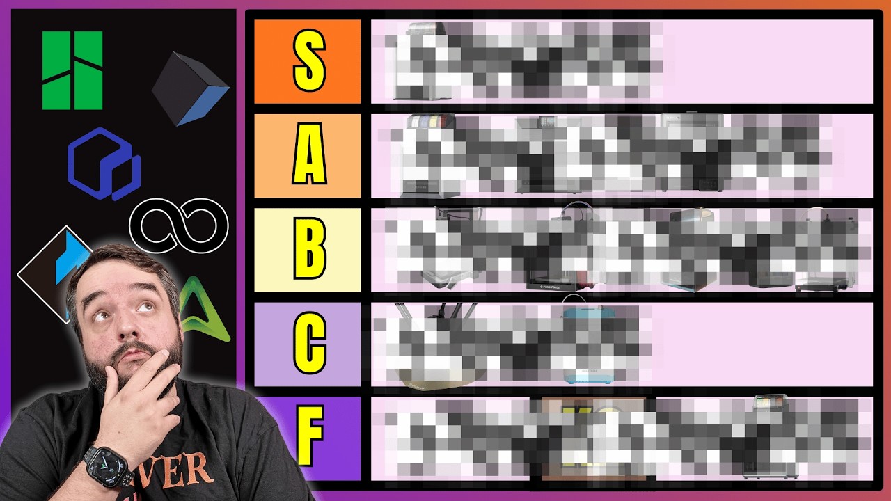 Every 3D Printer I Tested… Ranked from WORST to BEST