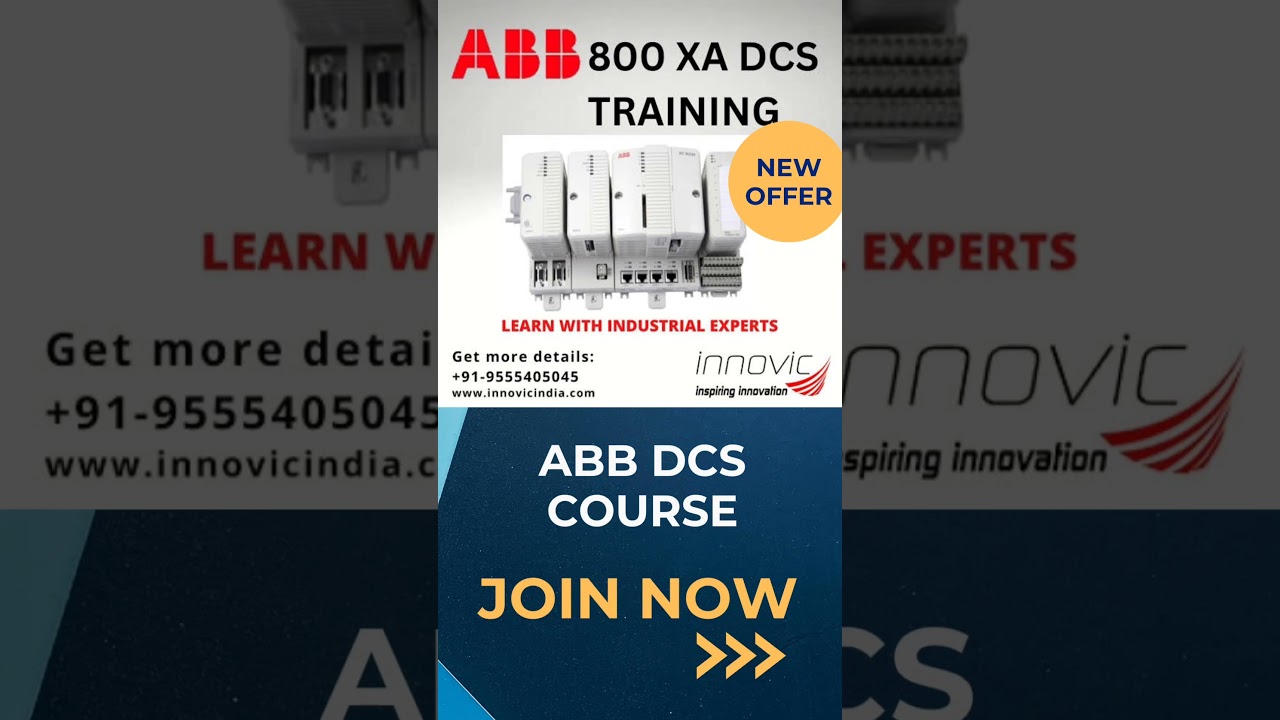Join ABB 800XA DCS Training Course | DCS Training Course #DCS #ABBDCS #800XA #ABB800XA #AC800M #ABB