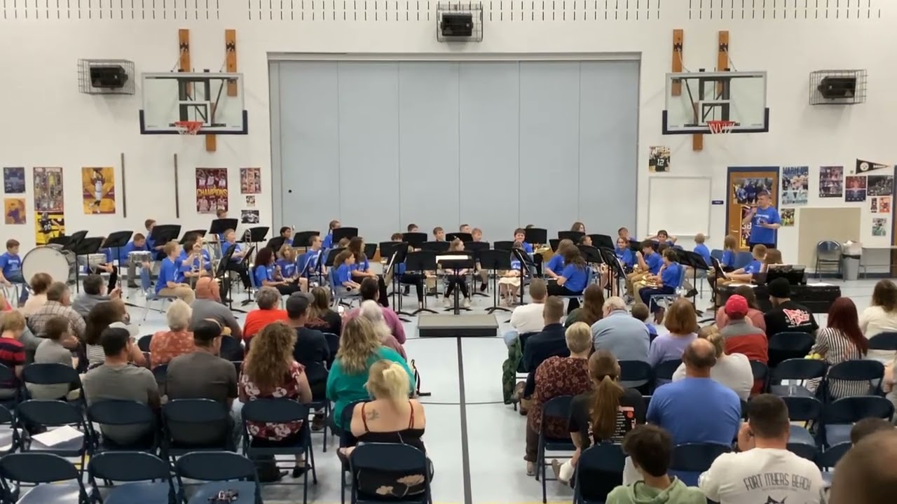 5th Grade Band Spring Concert 05/07/2024 First Band Rehearsal Recording