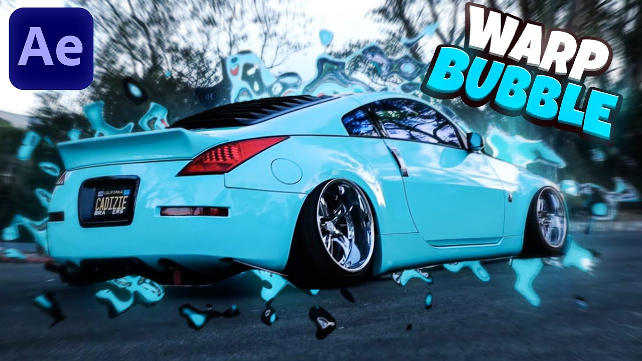 INSANE WARP BUBBLE EFFECT - AFTER EFFECTS