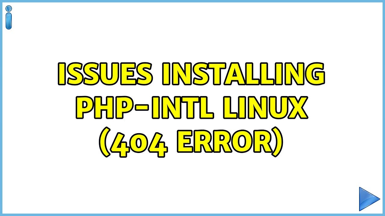 Ubuntu: Issues Installing PHP-intl Linux (404 Error)