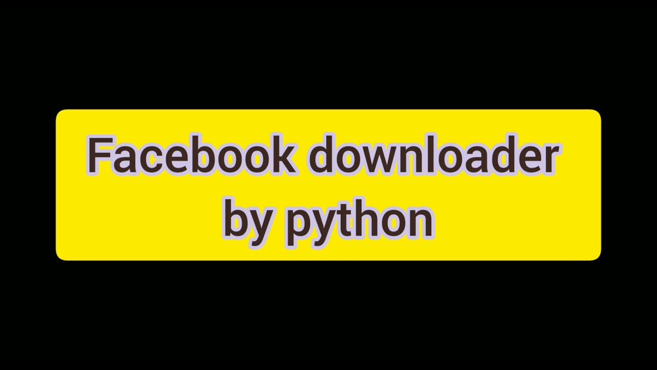 Facebook video downloader by python |CodeWithDakshi #shorts