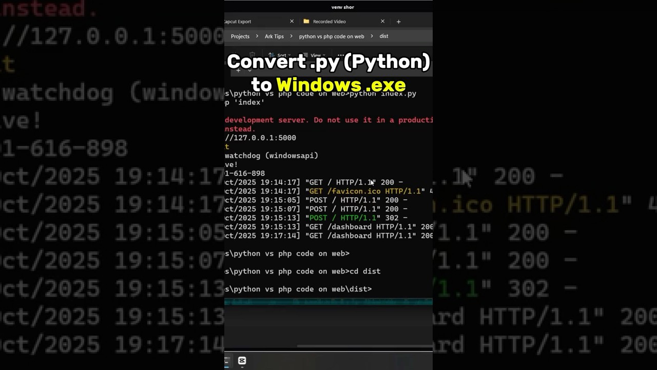 How to Convert Python Script to EXE Using PyInstaller (Step-by-Step Tutorial)