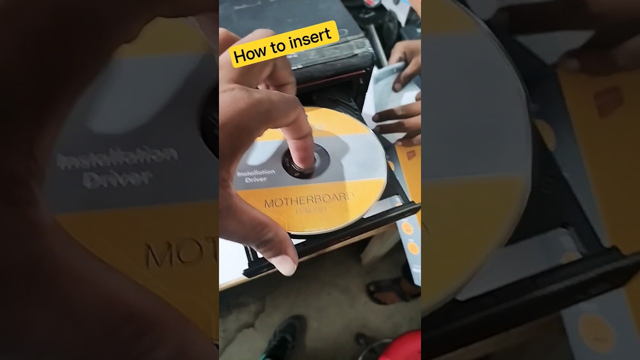 How to insert CD in CD Drive in PC/Desktop#macnitesh#2023shorts#CD#Drive