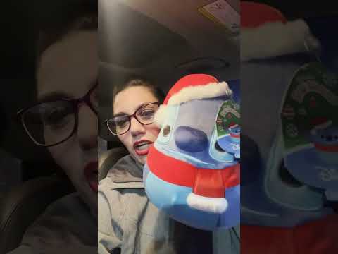 Disney Stitch Christmas squishmallow, surprise for baby Stitch!